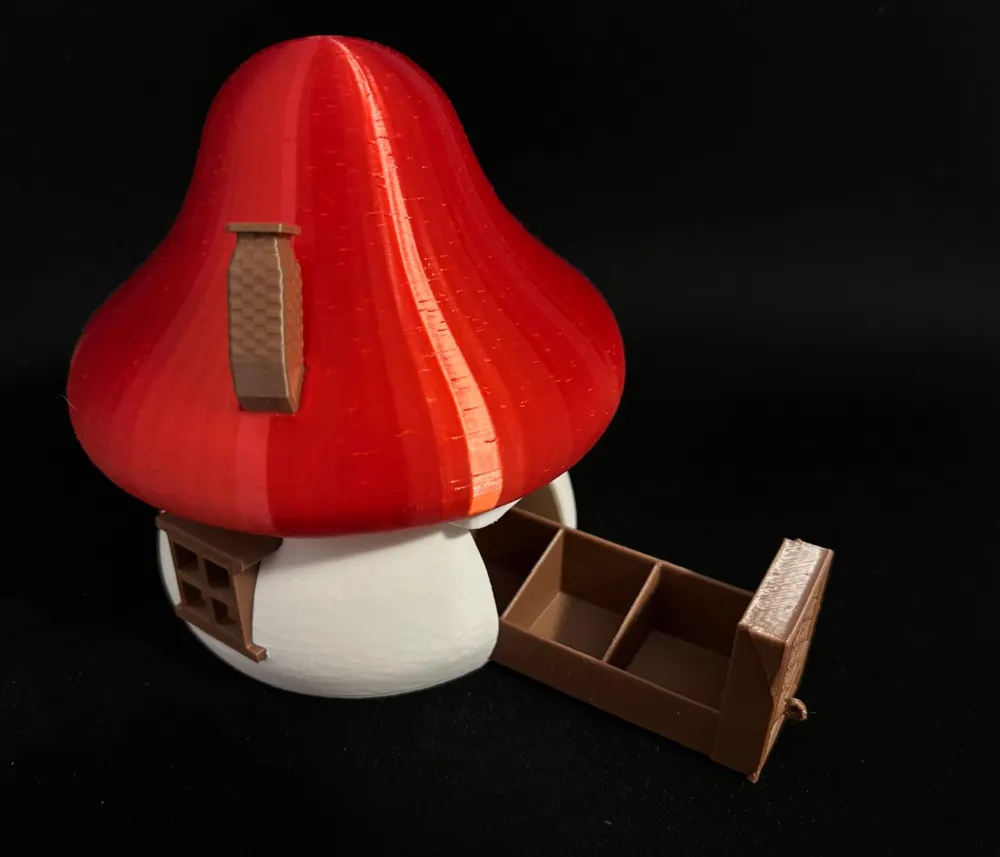 Smurf House with front door drawer - NO AMS Remixed by Live-Laugh-Print ...