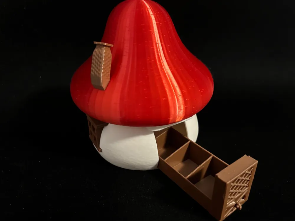 Smurf House with front door drawer - NO AMS Remixed by Live-Laugh-Print ...