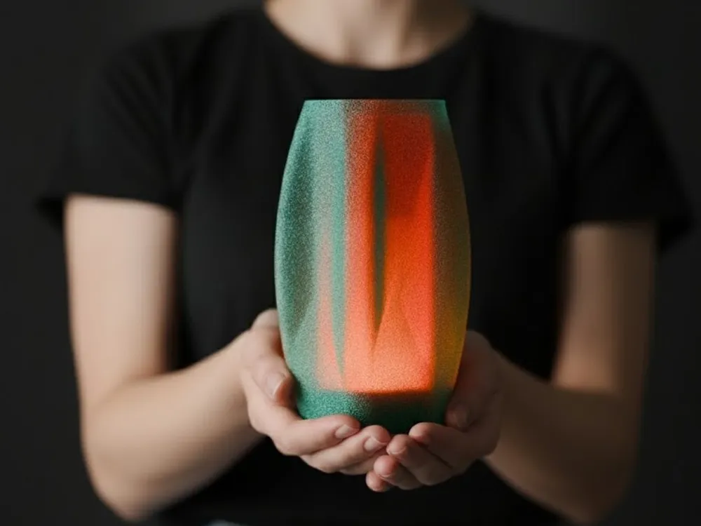 Modern Art Lamp with inner diffuser by Abstractia Design MakerWorld ...
