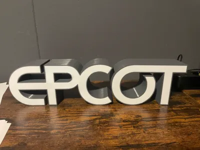 EPCOT logo by stijn_V MakerWorld: Download Free 3D Models