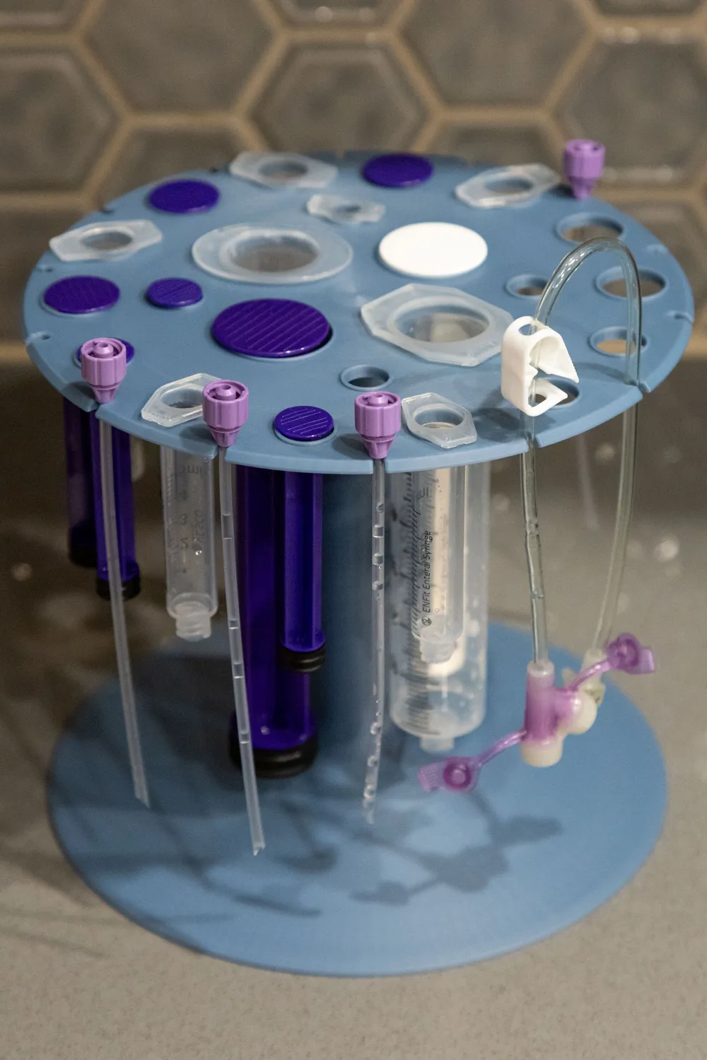 Syringe Drying Rack v2 - Free 3D Print Model - MakerWorld