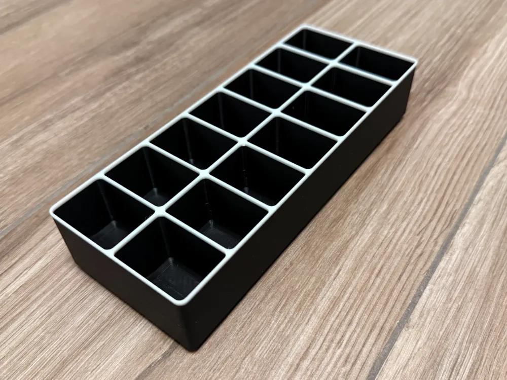Gridfinity 5x2 14-Compartment Hardware Box - Free 3D Print Model ...