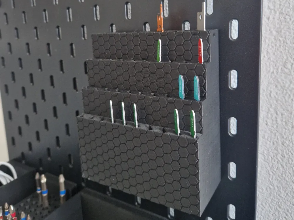 Jigsaw blade holder IKEA Skadis - Free 3D Print Model - MakerWorld