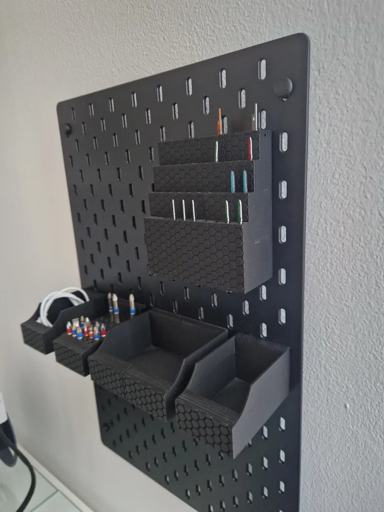 Jigsaw blade holder IKEA Skadis - Free 3D Print Model - MakerWorld