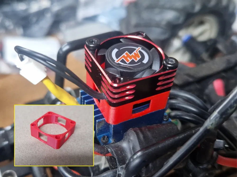 Hobbywing 9mm Shim For 25mm Fan Raiser - Free 3D Print Model - MakerWorld