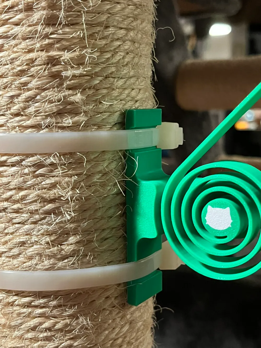 Print in Place Spiral Cat Toy for Scratching Post - Free 3D Print Model ...