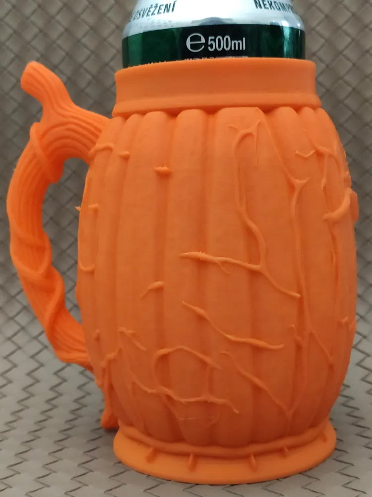 Citrouille Maudite - Support de Canette / Chope à bière - Modèle d ...