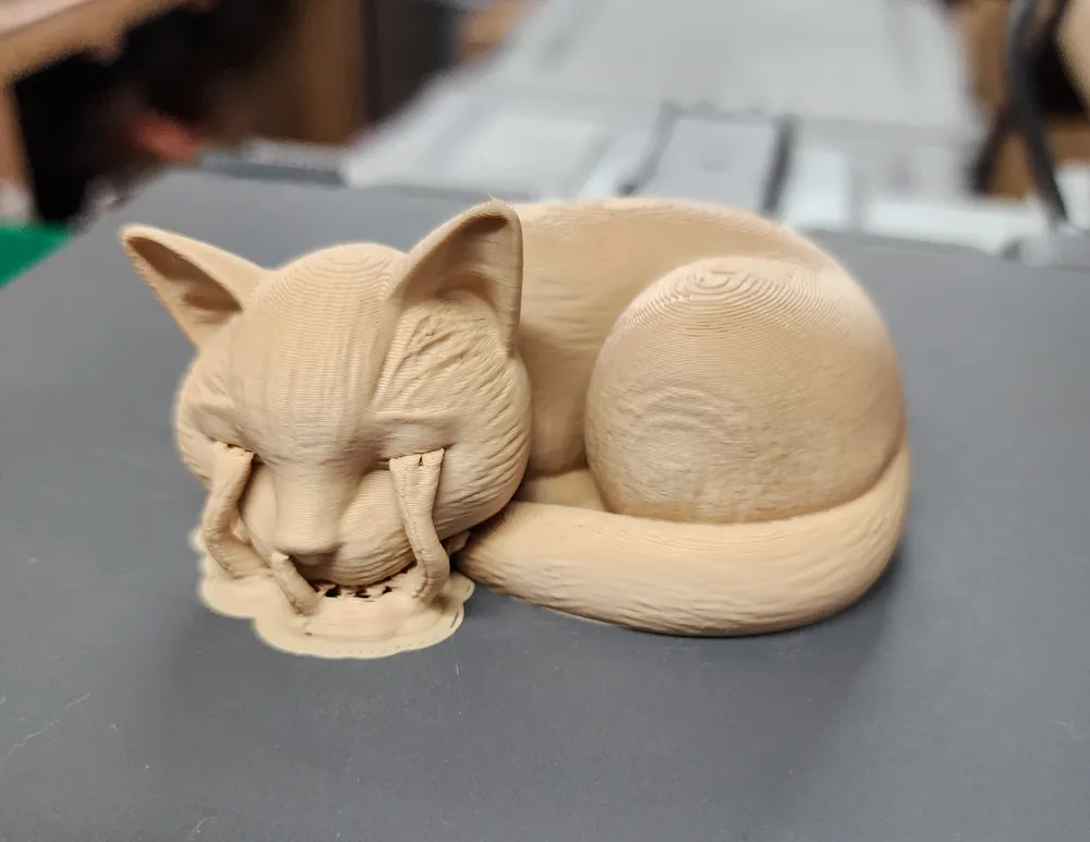 Sleeping Cat - Free 3D Print Model - MakerWorld