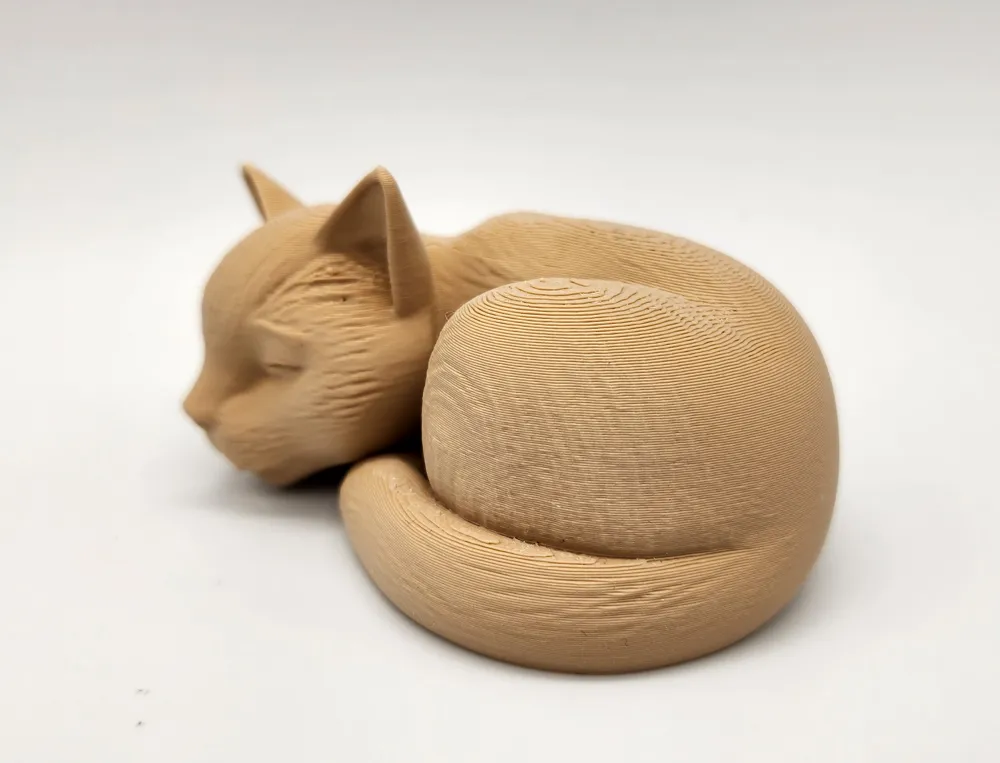 Sleeping Cat - Free 3D Print Model - MakerWorld