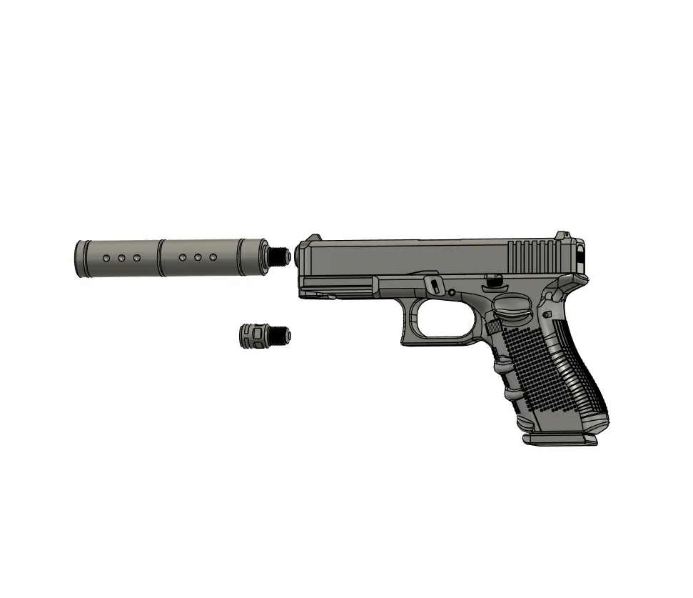 Glock 17 accurate model prop by K3Design MakerWorld: Download Free 3D ...