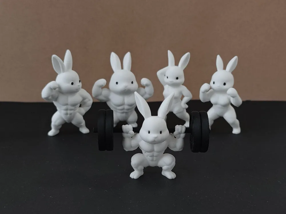 Jacked Rabbits Female Version - Free 3D Print Model - MakerWorld