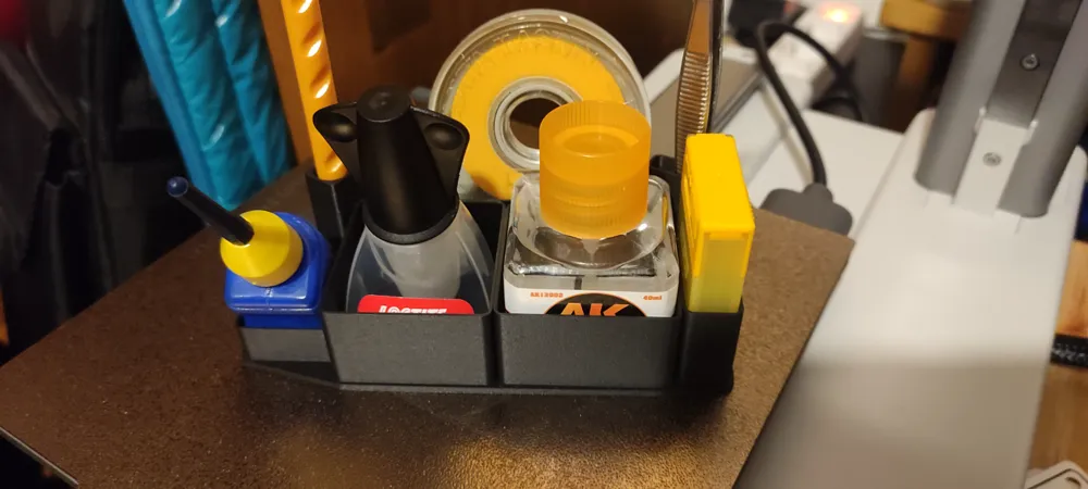 Adhesive and Tool Organizer for Modelers by Mario Valentino - MakerWorld