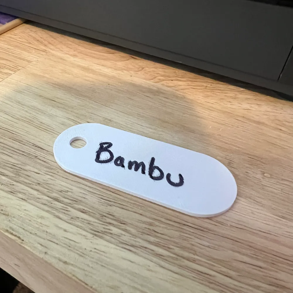 Sharpie Label Tag by Warrior Made Designs - MakerWorld