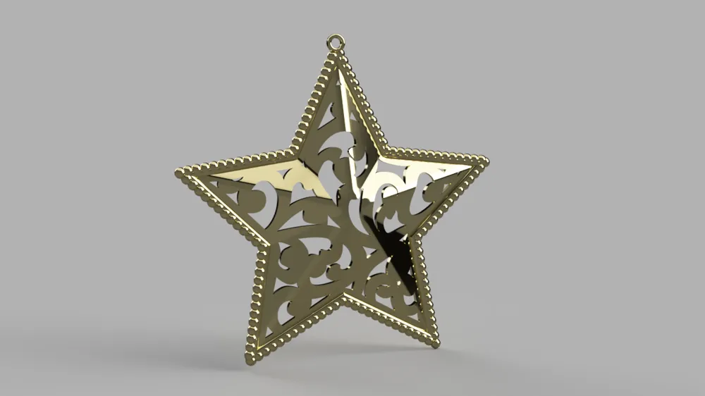 Star ornament by HG_Design MakerWorld: Download Free 3D Models