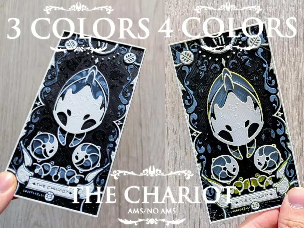 Hollow Knight: Silksong Tarot - The Chariot by Kne24 MakerWorld ...