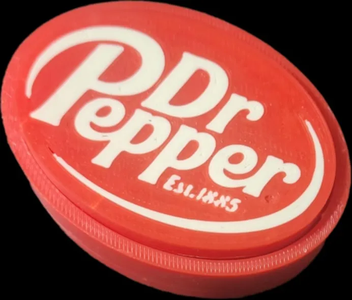 Dr Pepper Clicky Button Fidget - Free 3D Print Model - MakerWorld