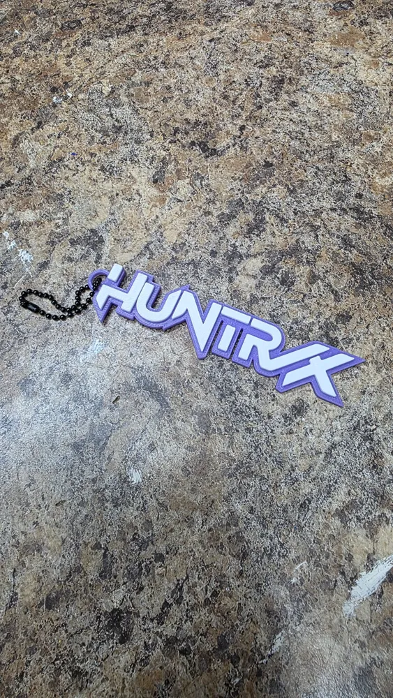 KPop Demon Hunters Huntrix Logo Keychain version 2 by IronSerif ...