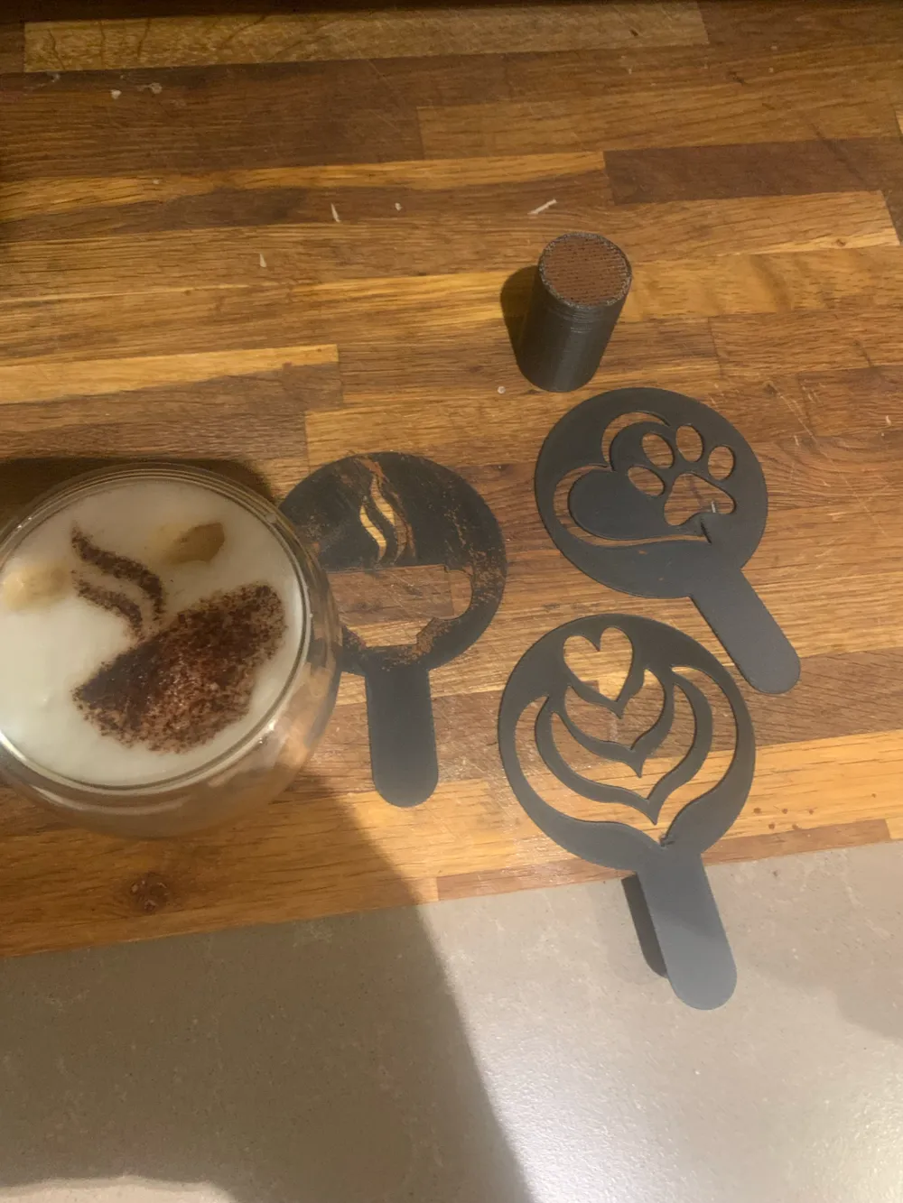 Latte Art Stencil by vib 3d crafts - MakerWorld