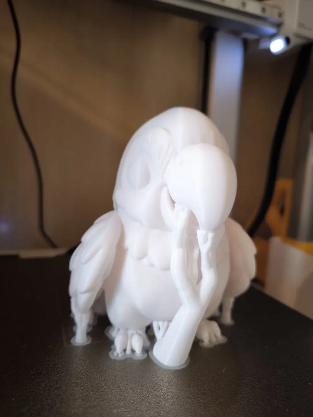 Cute Macaw Parrot Kawaii Style Decor - Free 3D Print Model - MakerWorld