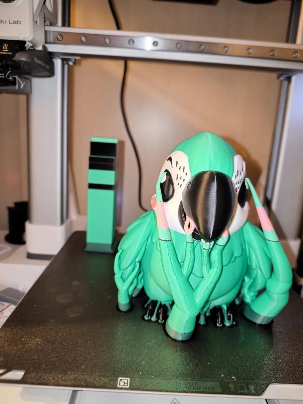 Cute Macaw Parrot Kawaii Style Decor - Free 3D Print Model - MakerWorld