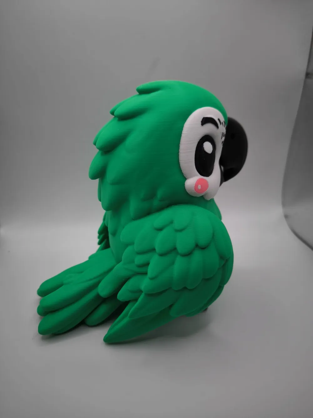 Cute Macaw Parrot Kawaii Style Decor - Free 3D Print Model - MakerWorld