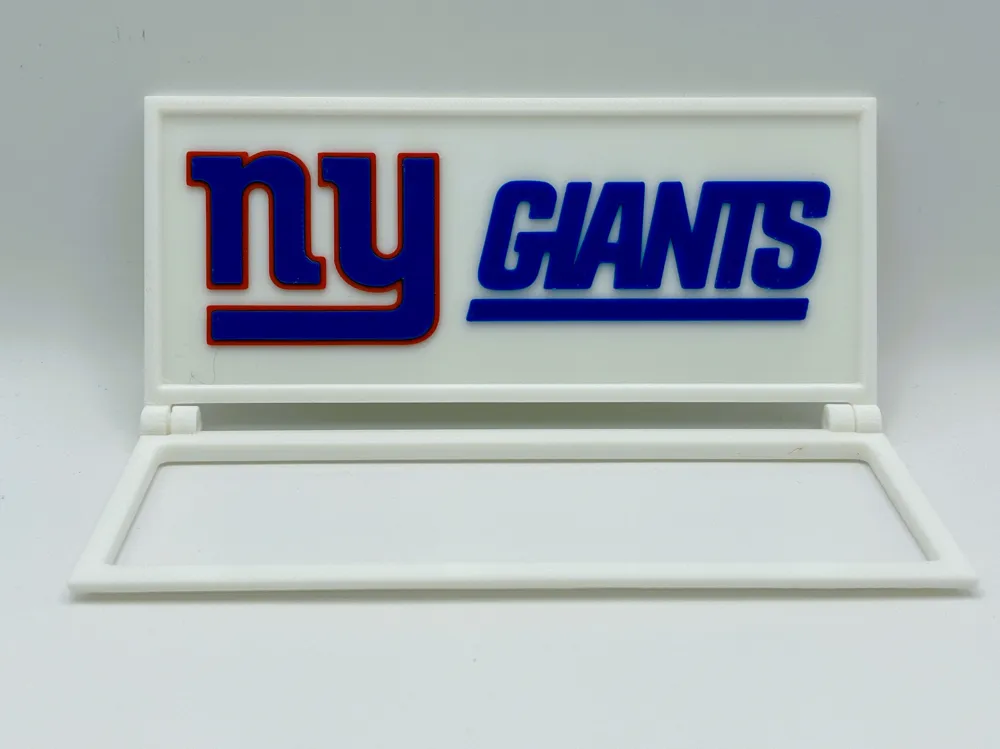 Lid- New York Giants NFL football toolbox desk pen - Free 3D Print ...