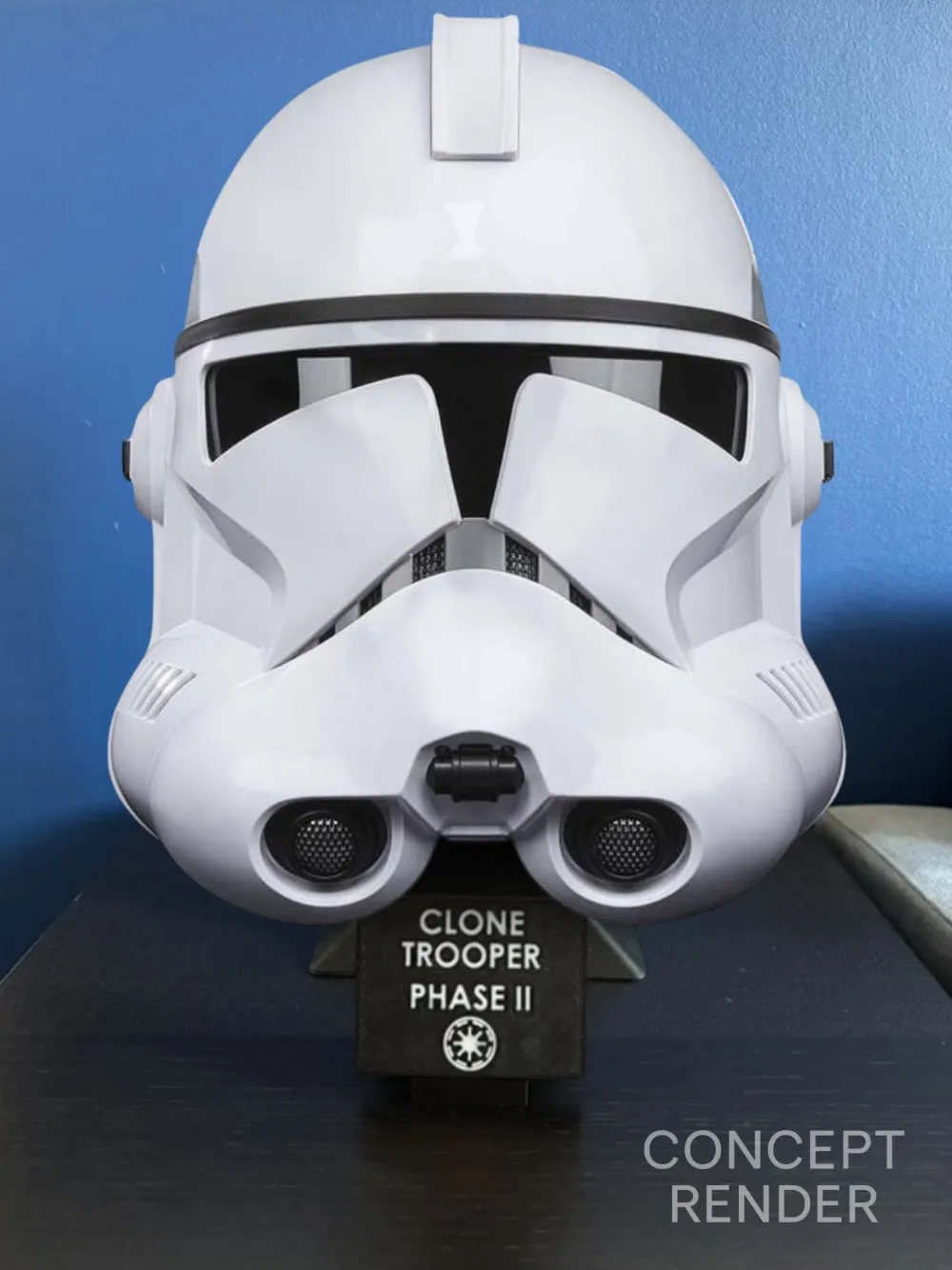 Star Wars Clone Trooper Black Series helmet stand by TS 3DPrints ...