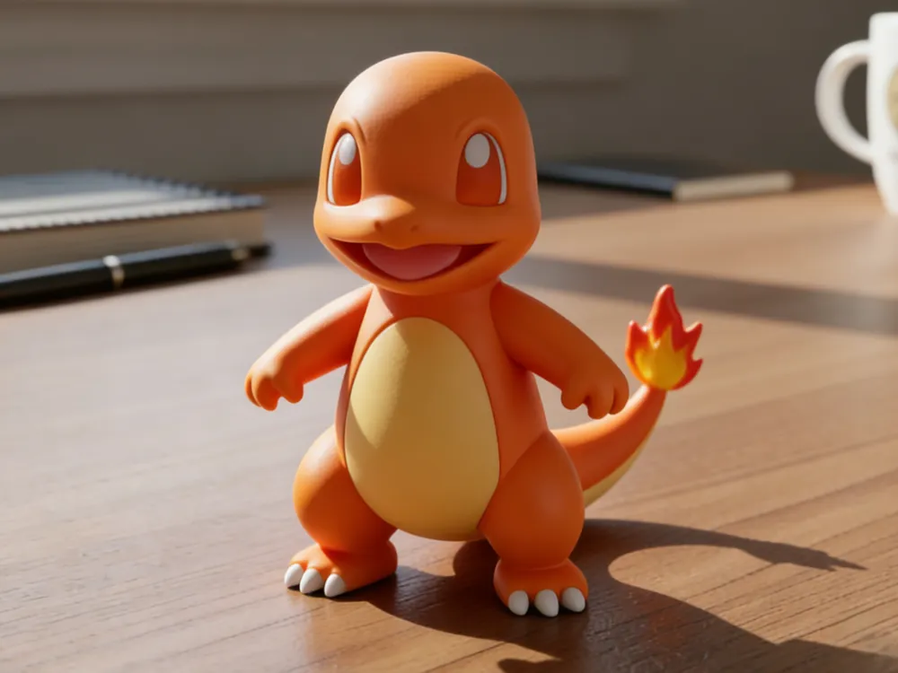 Pokémon-Charmander - Free 3D Print Model - MakerWorld