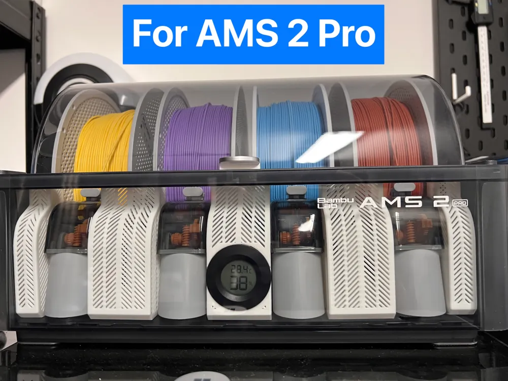 Desiccant boxes for AMS 2 Pro - Free 3D Print Model - MakerWorld