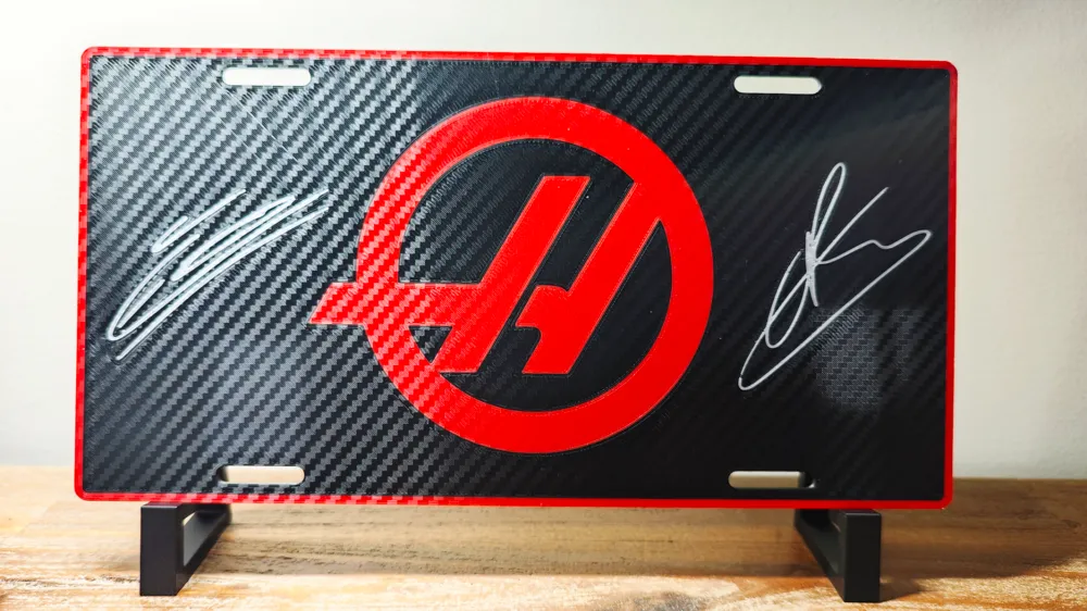 F1 Team Licence Plate - Haas by P78 - MakerWorld
