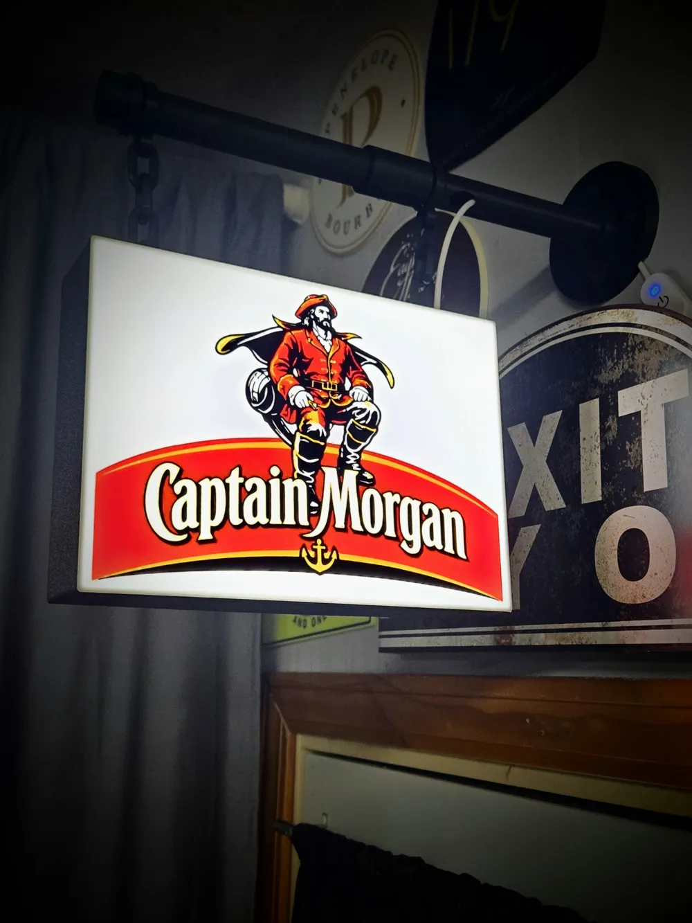 CAPTAIN MORGAN ~ 2-Sided Hanging Pub Style Sign - Free 3D Print Model ...