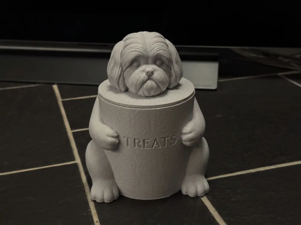 Shih Tzu Storage Jar - Free 3D Print Model - MakerWorld