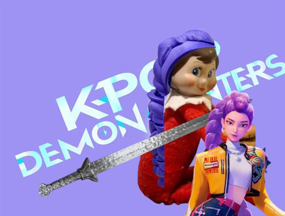 Rumi Wig for Elf on the shelf kpop demon hunters - Free 3D Print Model ...