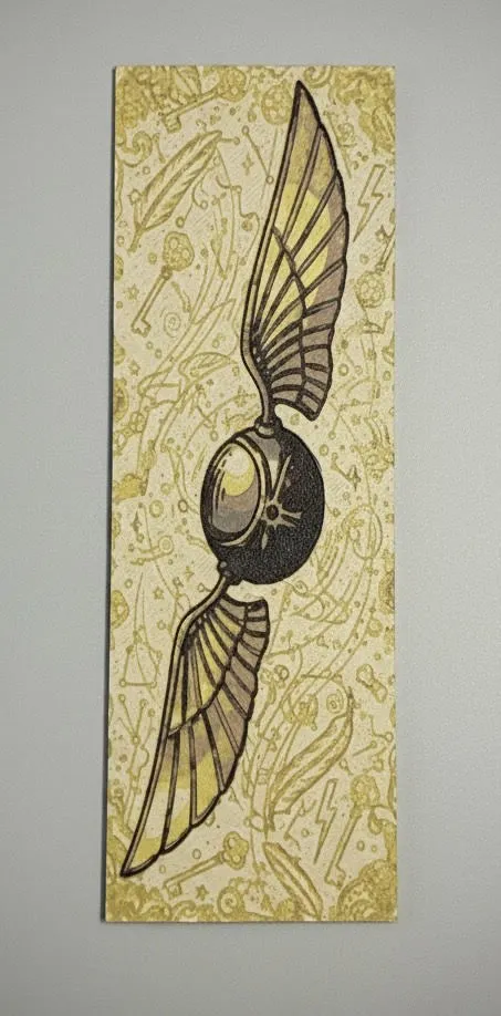 Harry Potter Golden Snitch Bookmark - Free 3D Print Model - MakerWorld