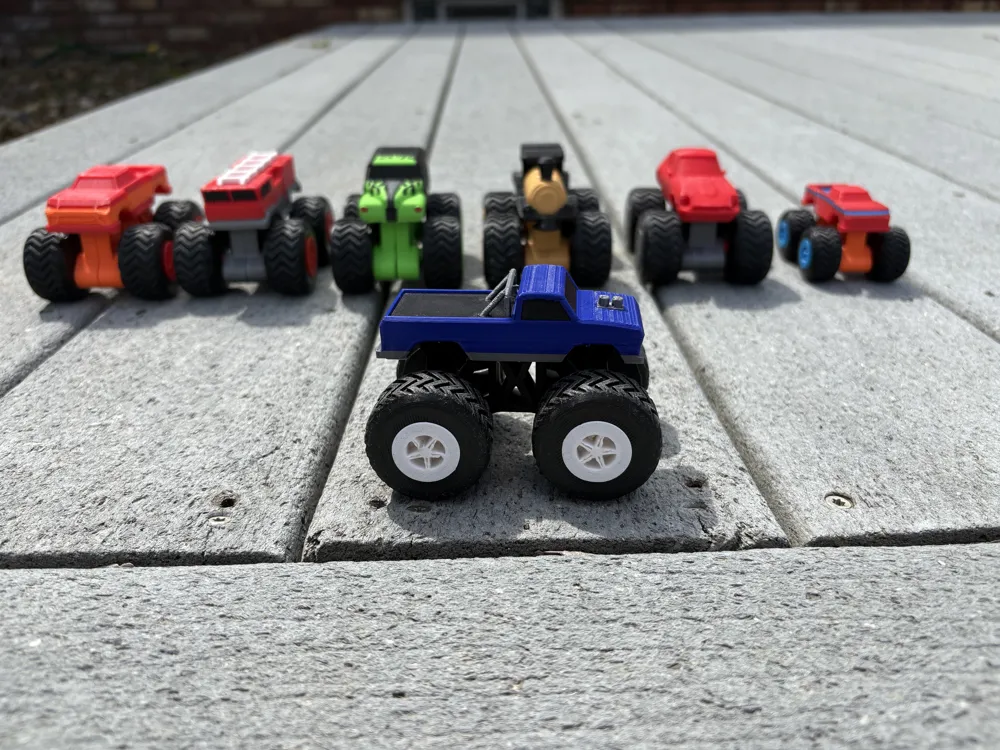 Monster Truck Toy - BIGFOOT Style - Free 3D Print Model - MakerWorld