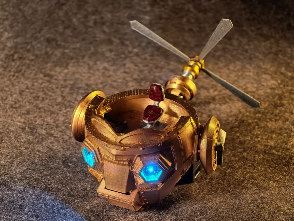 Mimiron's Head, Mecha Helicopter - WOW by sarwtin MakerWorld: Download ...
