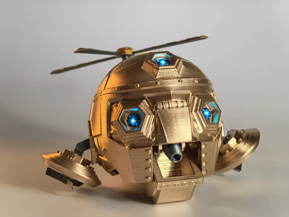 Mimiron's Head, Mecha Helicopter - WOW by sarwtin MakerWorld: Download ...