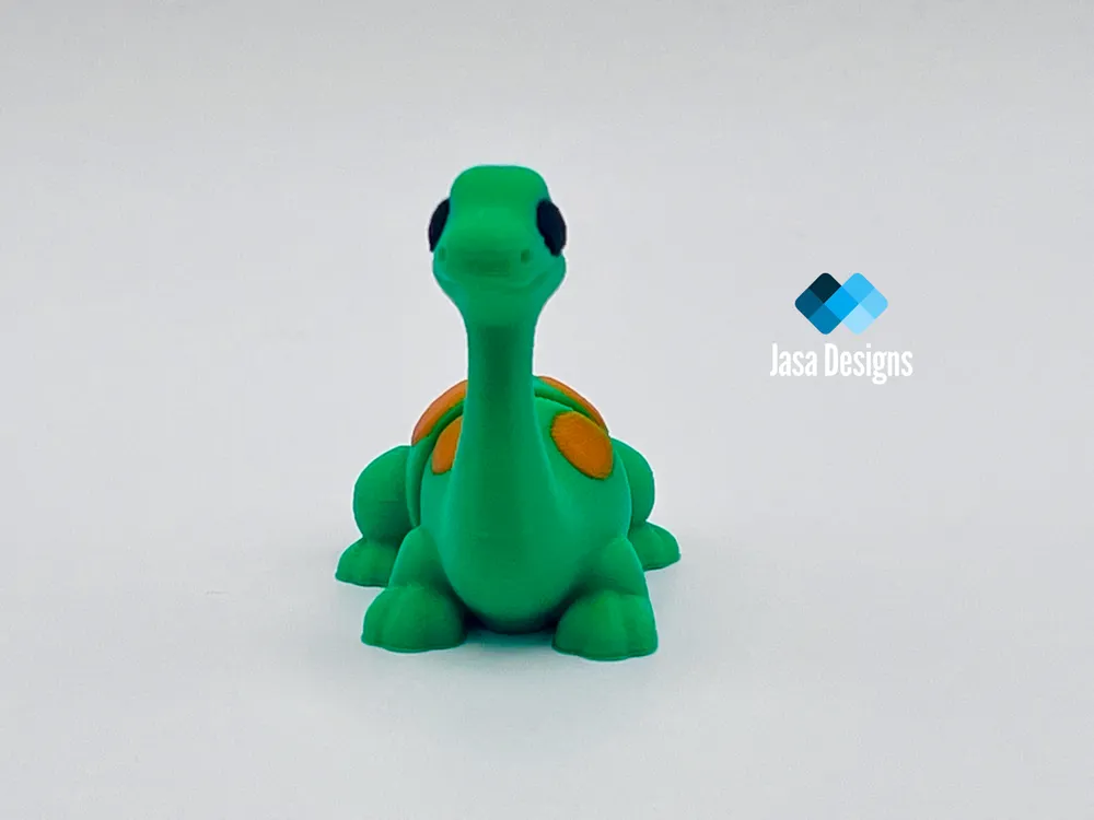 Articulated Baby Brachiosaurus - Free 3D Print Model - MakerWorld