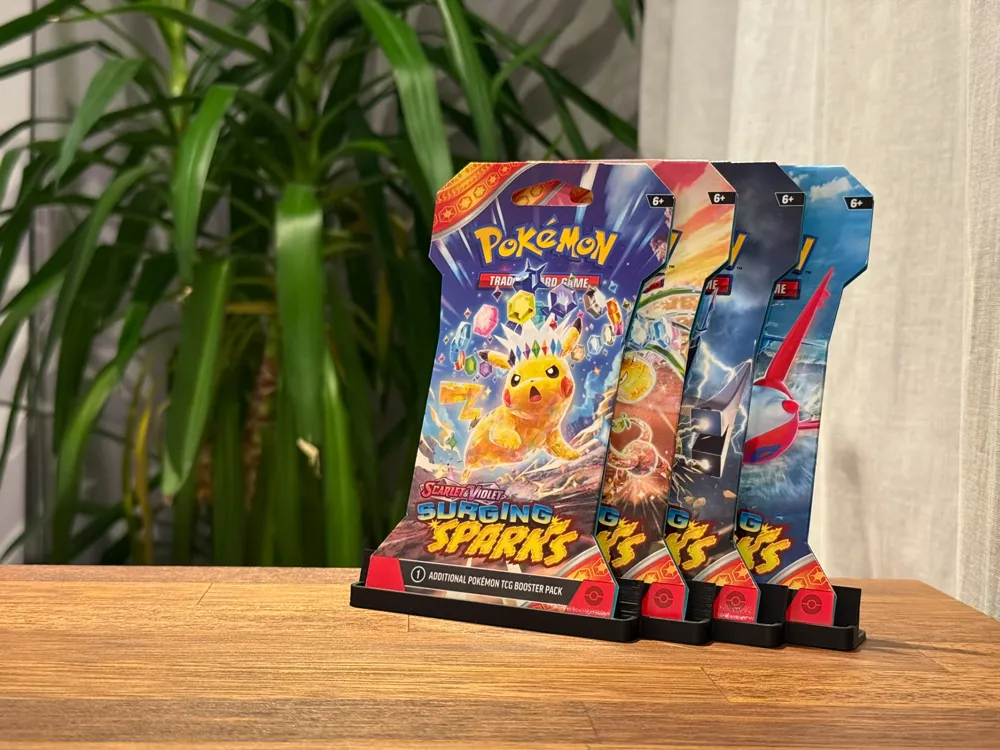Pokémon Sleeved Booster Pack Display - 4 Packs by TheBear MakerWorld ...
