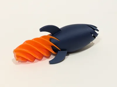 3d printed rocket - MakerWorld