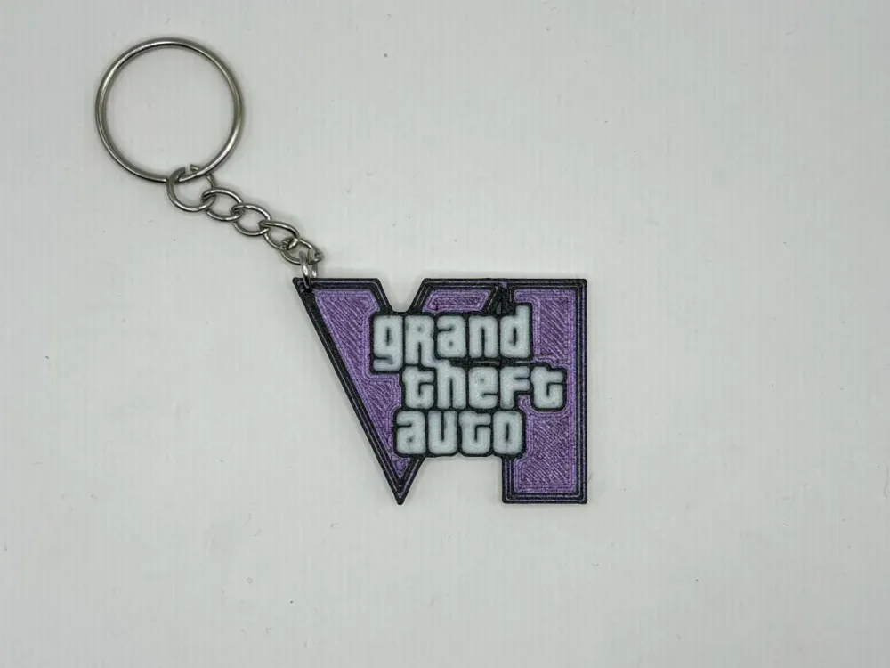 Grand Theft Auto 6 Keychain by Messy Productions MakerWorld: Download ...
