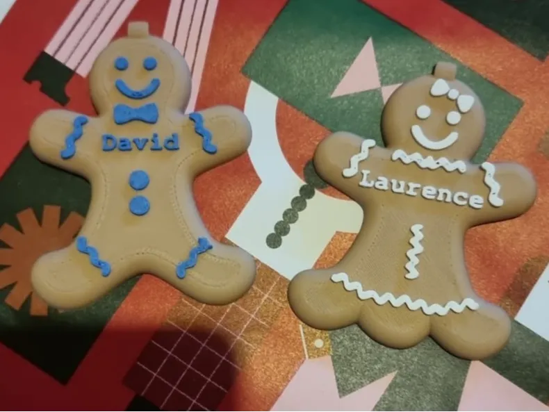 Etiqueta de hombre de jengibre para regalo. - Modelo de impresión 3D ...