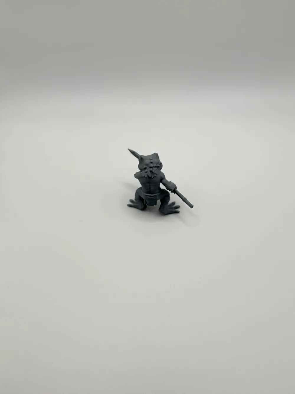 DnD Miniature Frog Warrior II by wif1973 - MakerWorld