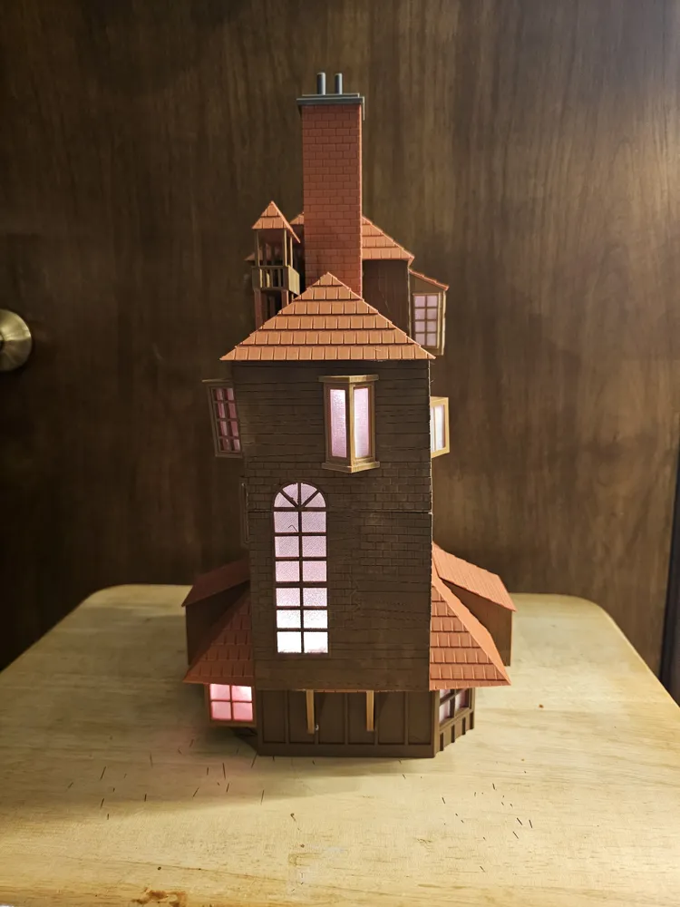 Harry Potter - Build the Burrow (Weasley House) - Free 3D Print Model ...