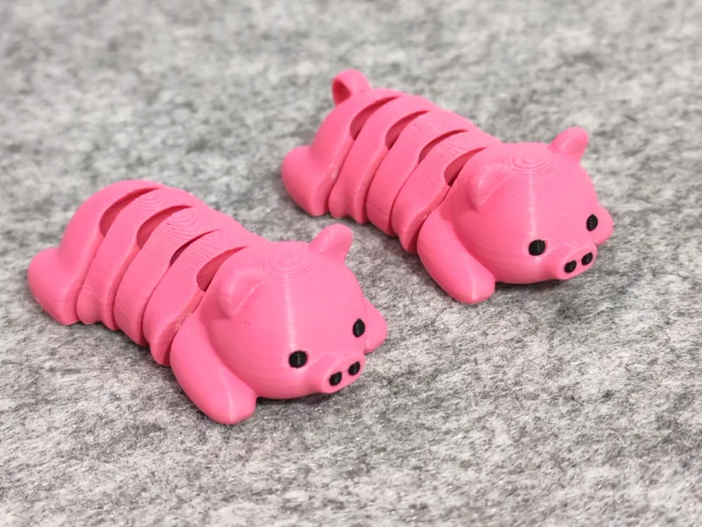 Articulated Flexi Pig - Free 3D Print Model - MakerWorld