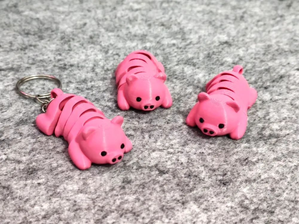 Articulated Flexi Pig - Free 3D Print Model - MakerWorld