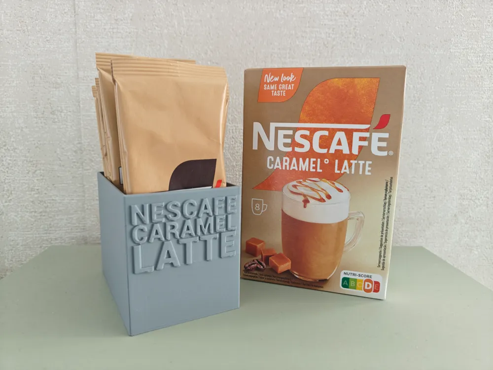 Nescafe Sachet Container by Epokk MakerWorld: Download Free 3D Models