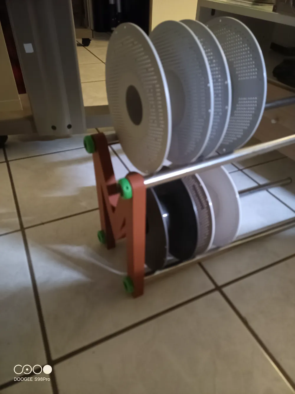 Filament spool rack/shelf by Michele MM3D - MakerWorld