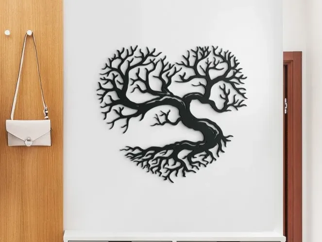 Tree of Life in a Heart Shape - Free 3D Print Model - MakerWorld