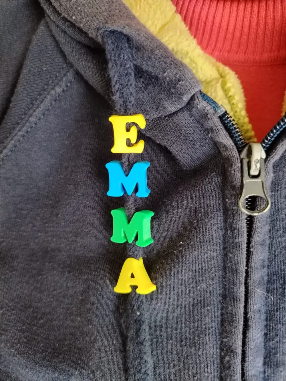 Customizable letter hoodie pull cords - Free 3D Print Model - MakerWorld